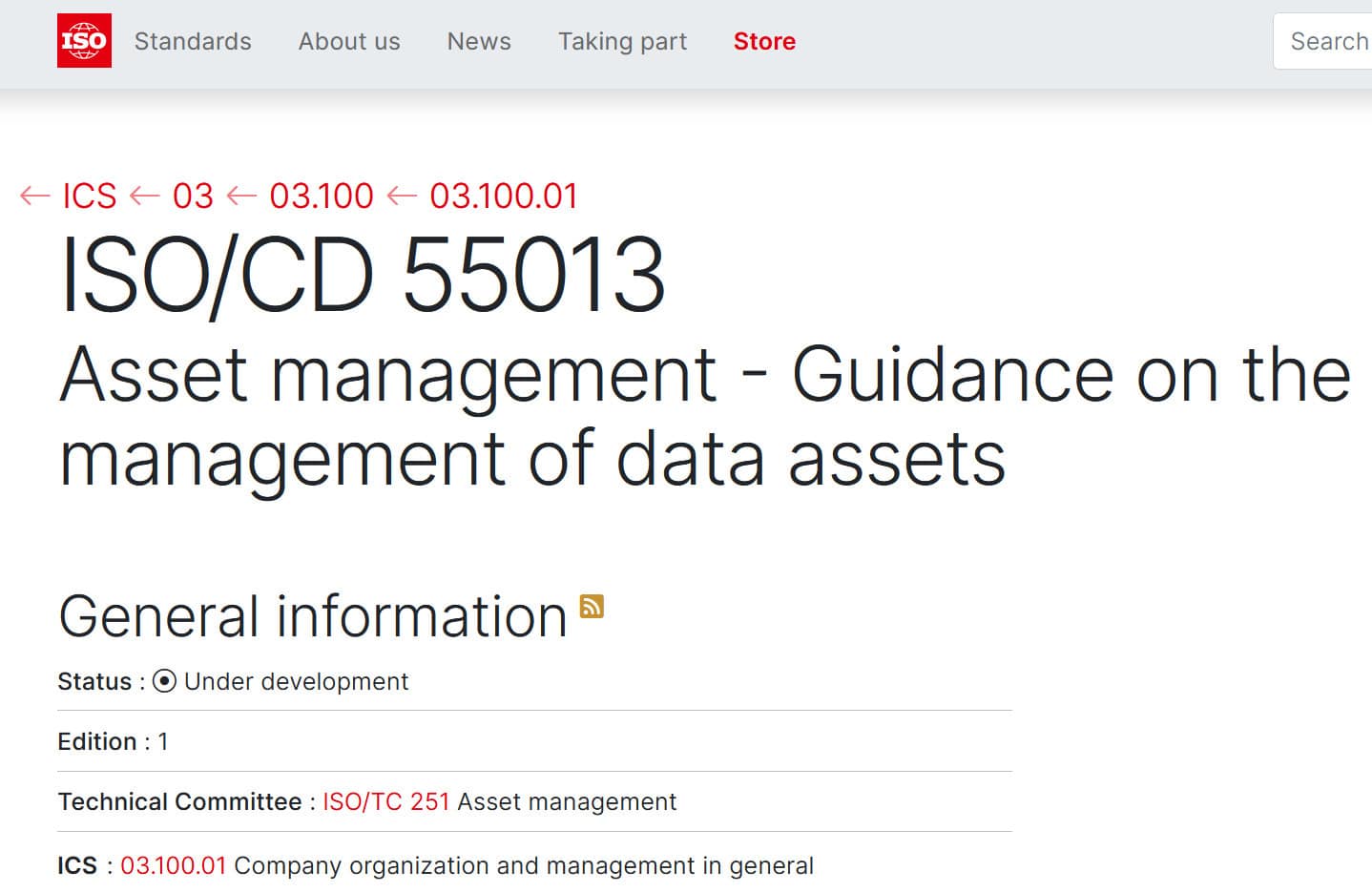 ISO 55013即将完成CD阶段工作 - 资产管理标准与技术-资产管理标准与技术