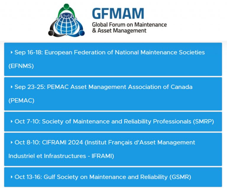 GFMAM全球资产管理活动信息汇总 - 资产管理标准与技术-资产管理标准与技术